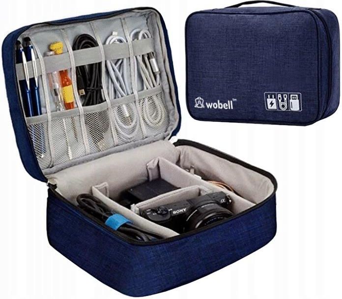Pojemna Torba Organizer Zamek Na Kable Ładowarki (6a732559) - Etui na ...