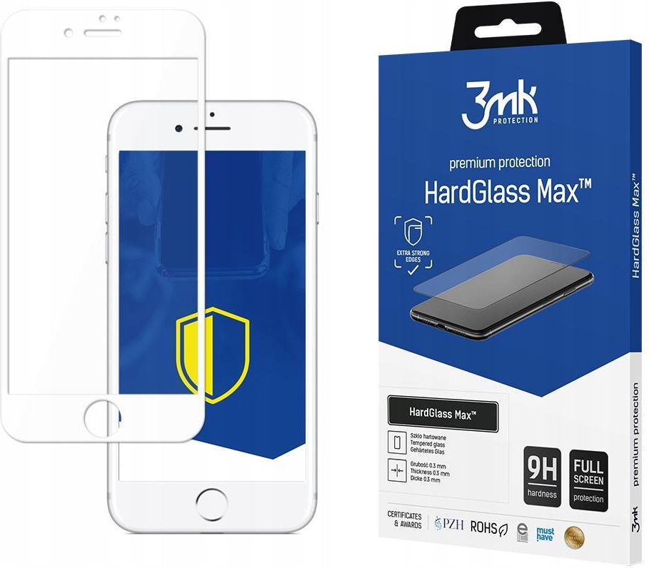 Apple iPhone 7 Plus White - 3mk HardGlass Max (11992654973) - Opinie i ...