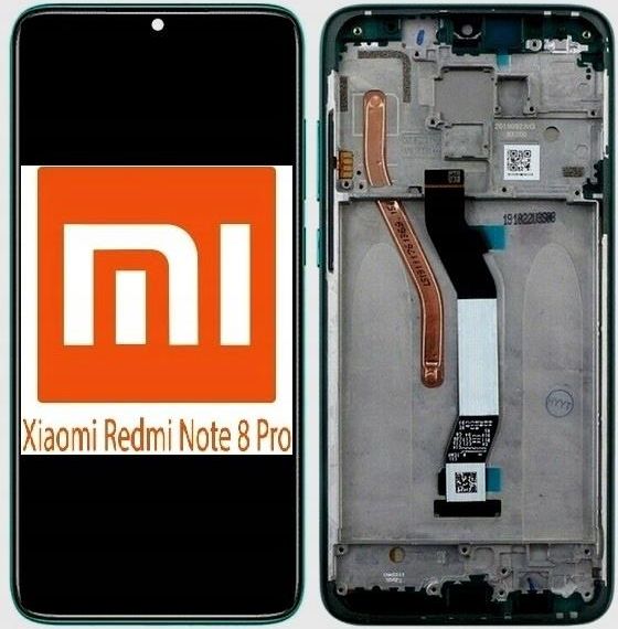 Podzespoły do telefonu 100% Oryginalny Nowy LCD Redmi Note 8 Pro Green ...