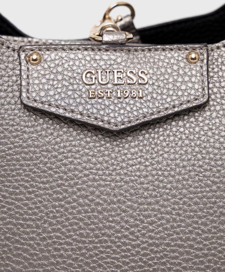 Guess torebka kolor srebrny - Ceny i opinie - Ceneo.pl