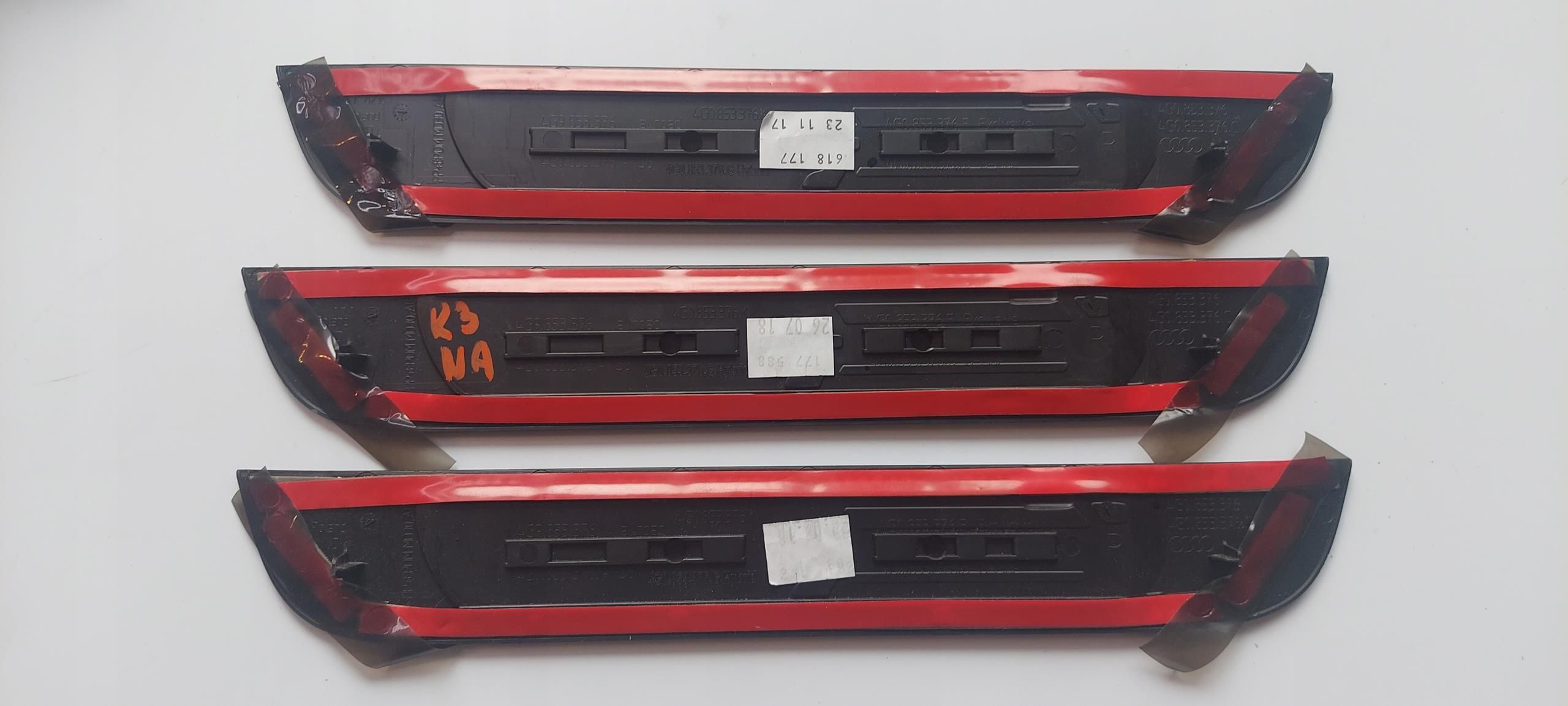 Listwa boczna Audi Oe A6 C7 Ślizg Mocowanie Lampy Lewe 4G0805607 ...