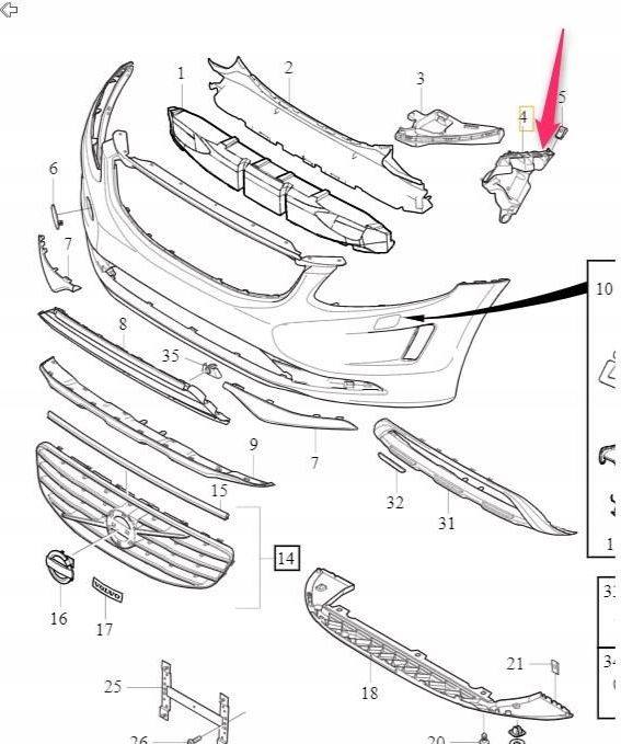 Volvo Oe Ślizg Wspornik Zderzak Opel Corsa E Lewy Oryginał - Opinie i ...