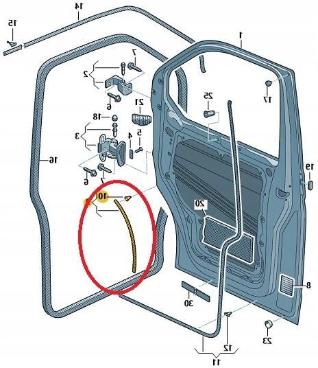 Zawias Volkswagen Oe Aso Vw Siłownik Klapki Wlewu Paliwa 4M0862153B ...