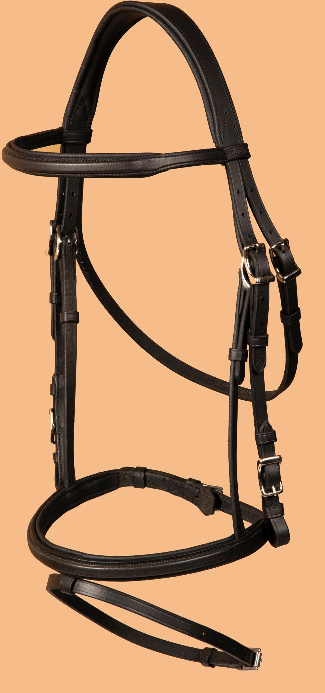 Fouganza Ogłowie Dla Konia I Kuca 500 Hybride Czarny - Ceny i opinie ...