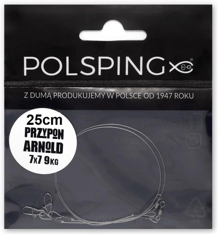 Polsping Przypon Stalowy Surflon 7X7 9Kg 25Cm (ICCMPF0925) - Ceny i opinie - Ceneo.pl