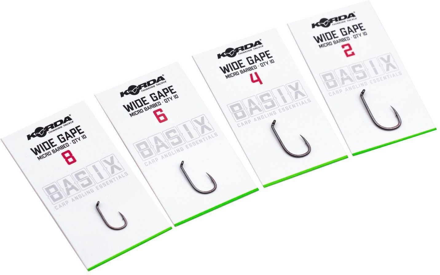 Korda Basix Wide Gape 8 / 10Szt. Haczyki Karpiowe (ICKORDAKBX004) - Ceny i opinie - Ceneo.pl