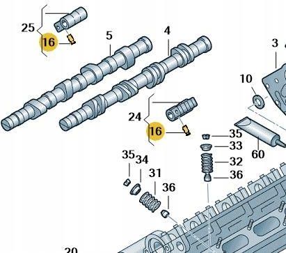 Volkswagen Oe Nowy Oryginał Popychacz Zaworu Vw Audi 3.7 4.2 - Opinie i ...