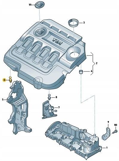 Seat Oe Mocowanie Pokrywy Czop Kulisty Vw 03L103164 - Opinie i ceny na ...