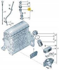 Volkswagen Oe Wlew Oleju Kominek Vw T5 2.5 Tdi Axd Axe - Opinie i ceny ...