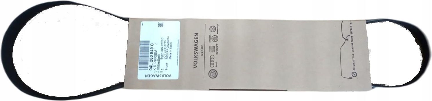 Volkswagen Oe Pasek Wielorowkowy Vw Skoda 04L260849C Oryginał - Opinie ...