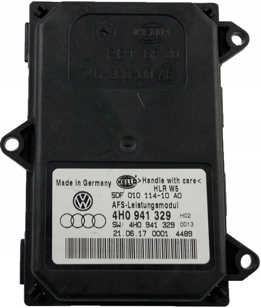 Przetwornica oświetlenia Audi Oe Moduł Skrętu Afs 4H0941329 Vw ...