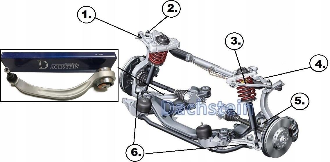 Wahacz Dachstein Wahacz Dolny Prawy Banan A4 A6 A8 Vw Passat B5+Fl ...