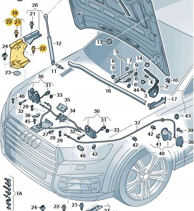 Audi Oe Nakładka Osłona Górna Reflektora Prawa Q7 - Opinie i ceny na ...