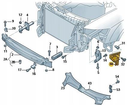 Audi Oe Ślizg Zderzaka Lewy A6 C6 4F0807227 - Opinie i ceny na Ceneo.pl