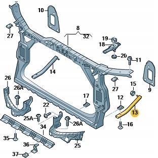 Audi Oe Podpora Pasa Przedniego A4 A5 B8 8K0805527A - Opinie i ceny na ...