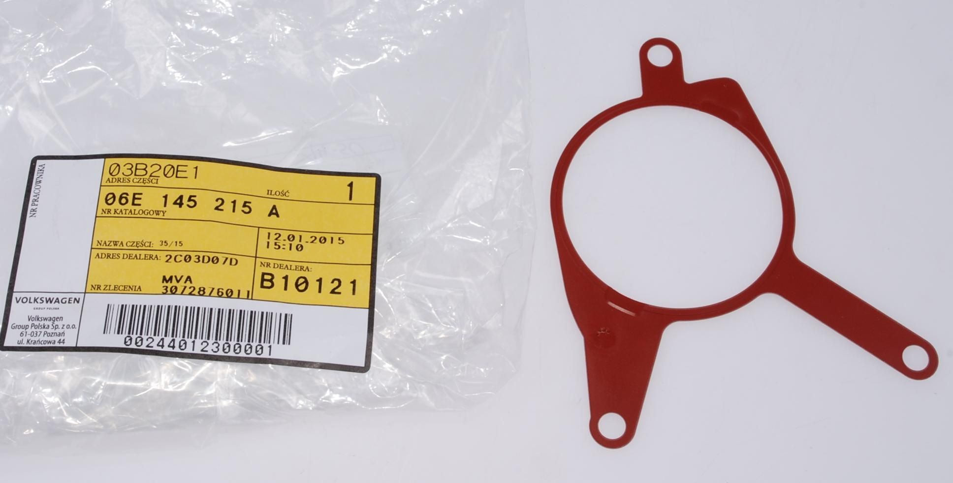 Audi Oe Uszczelka 06E145215A Do Pompy 06E145100E Vacu - Opinie i ceny ...