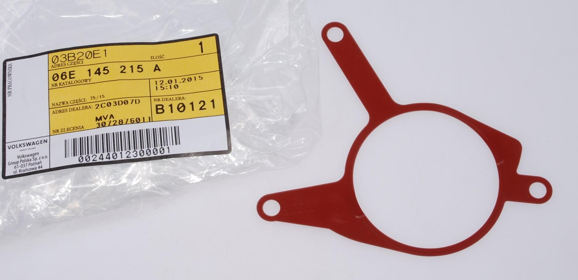 Audi Oe Uszczelka 06E145215A Do Pompy 06E145100E Vacu - Opinie i ceny ...