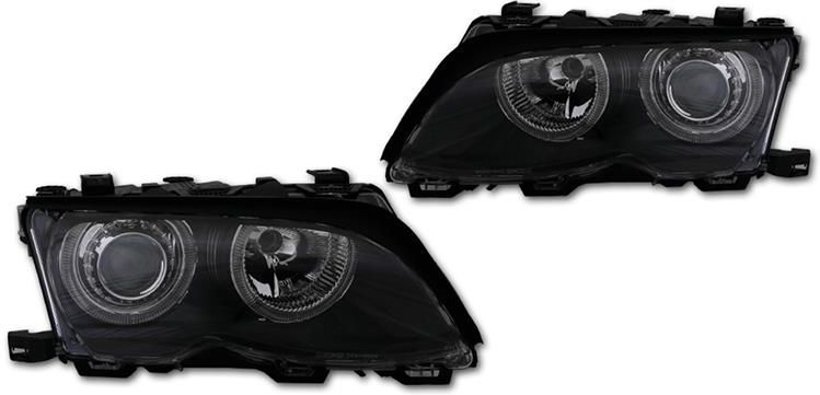 Lampa przednia Depo Reflektor Lampa Ringi Angel Eyes Bmw 3 E46 Lift 01 - Opinie i ceny na Ceneo.pl