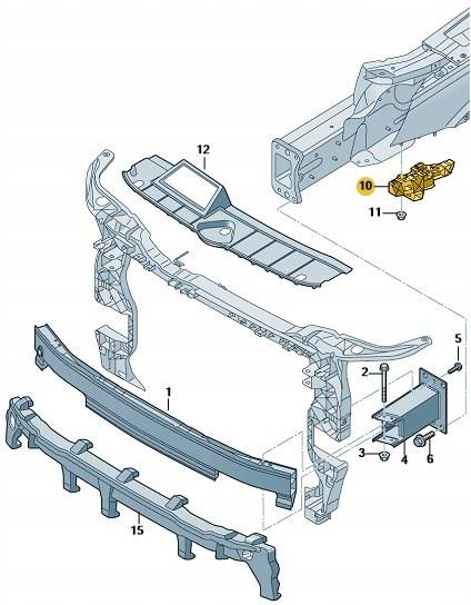 Audi Oe Prowadnica Ślizg Zderzaka Q5 80A807284A Aso - Opinie i ceny na ...