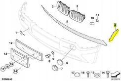 Bmw Oe Aso Bmw listwa zderzaka X3 E83 Oe 51113401929 Lewa - Opinie i ...