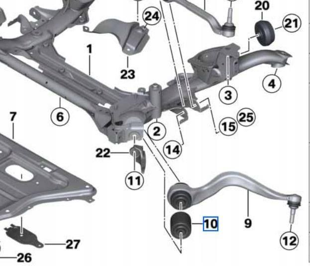 Bmw Oe Tuleja Wahacza Nowa Oryginał Bmw Aso 31126854729 - Opinie i ceny ...