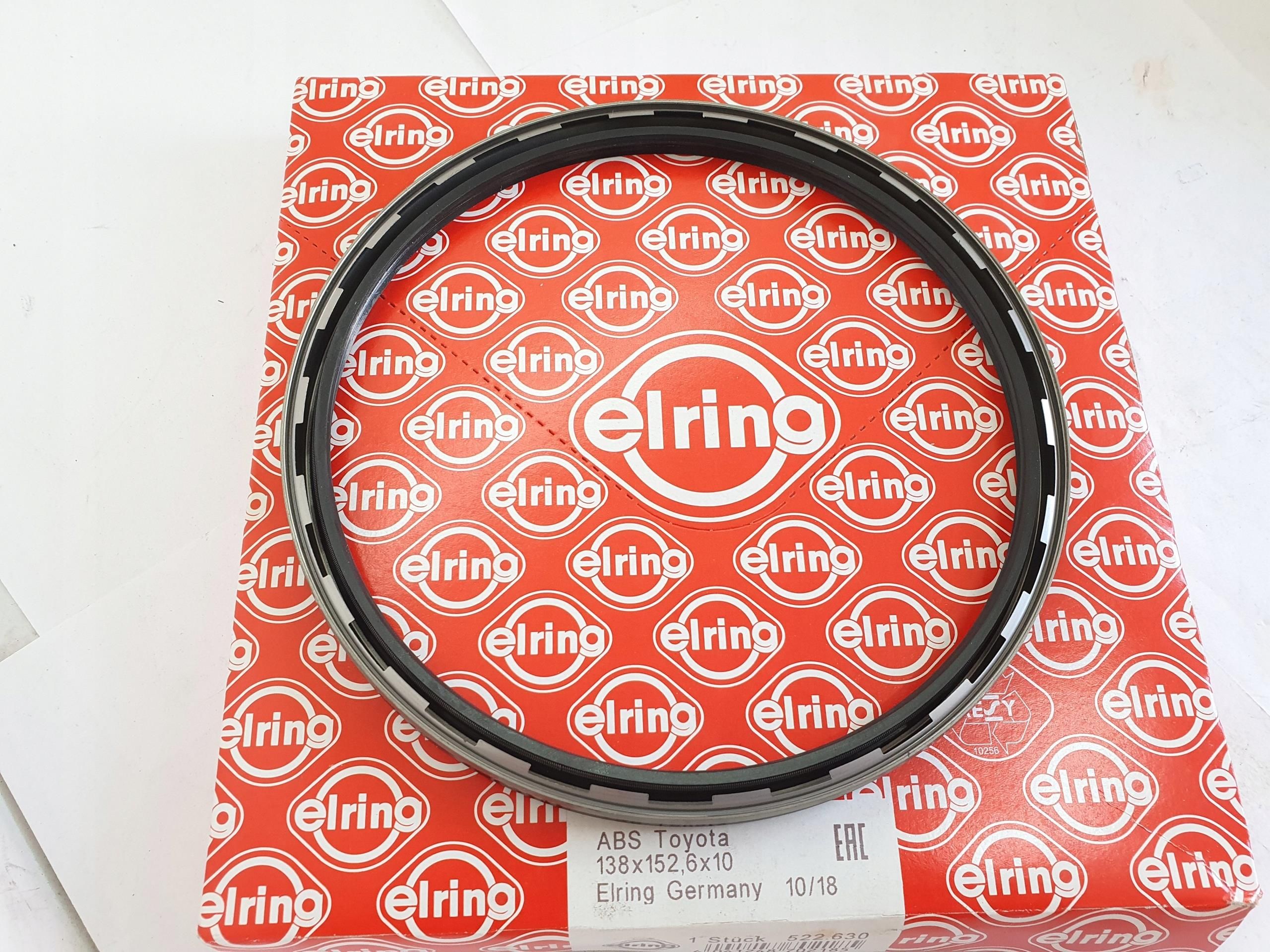 Blok silnika Elring Uszczelniacz Wału Toyota Auris Corolla Vers0 Yaris ...