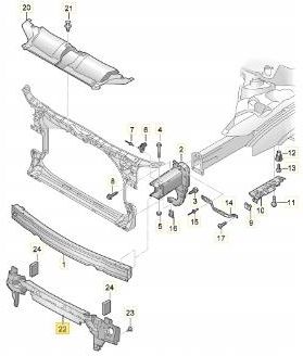 Zderzak do kupienia Skoda Oe 657807248A Pianka Absorber Scala - Opinie ...