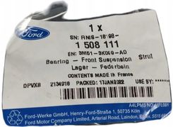 Łożysko amortyzatora Ford Oe 1508111 Łożysko Zawieszenie Przednia ...