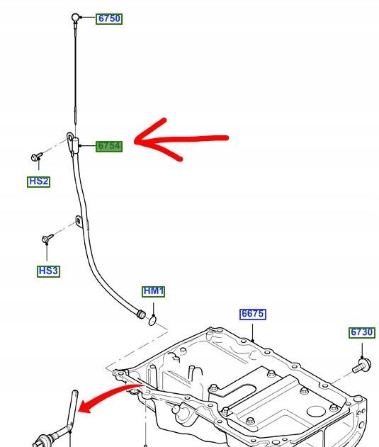 Ford Oe Rurka Lejek Bagnetu Oleju 1.8L 2.0L Duratec - Opinie i ceny na ...