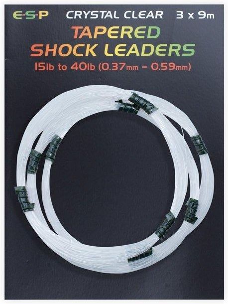 E.S.P. Przypon Strzałowy Leadcore Tapered Shockleader Clear 3X9M Esp Eltsl1540 (ICMP217425 ...