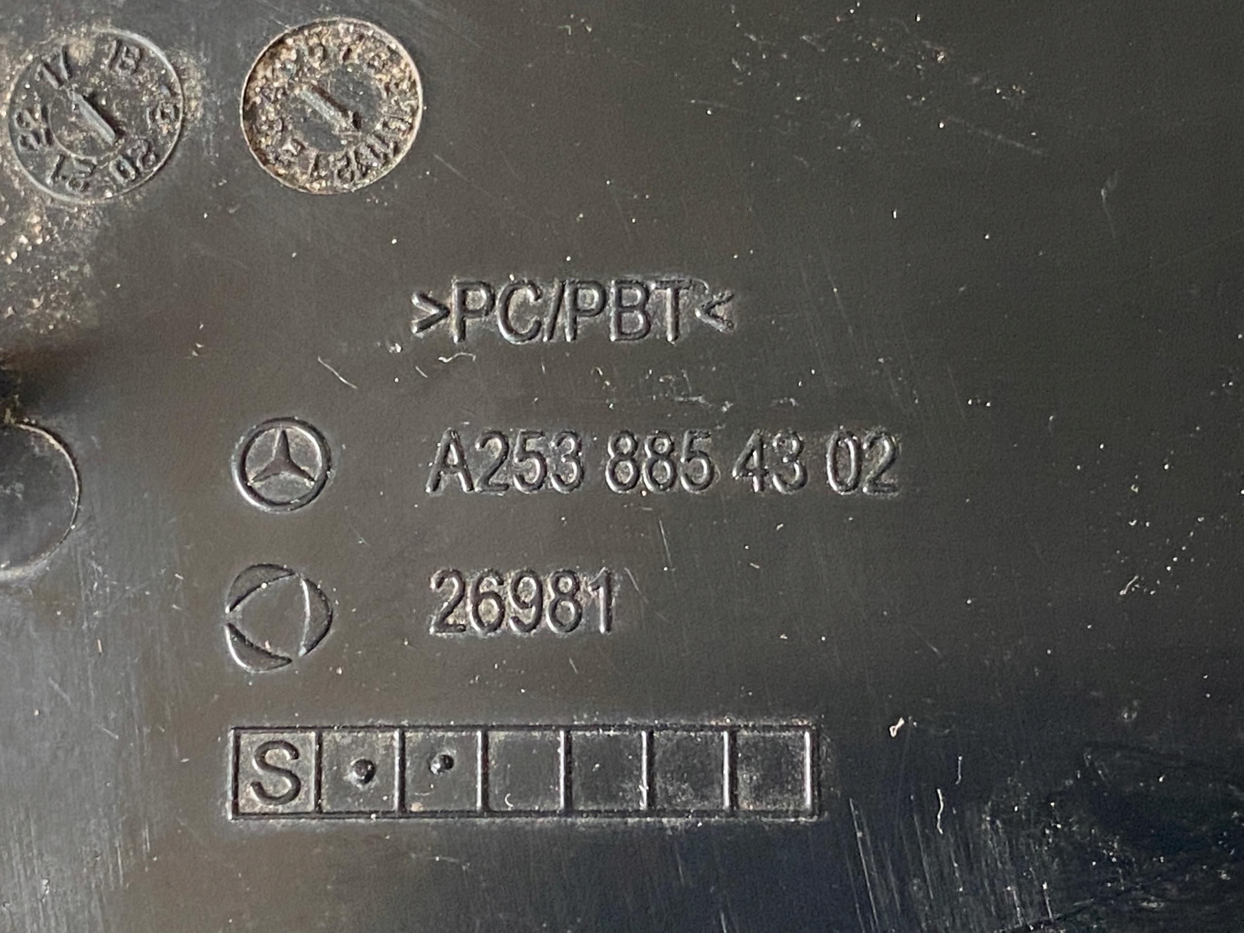 Mercedes Benz Oe Zaślepka Haka Przód Mercedes W253 Glc A2538854302 ...