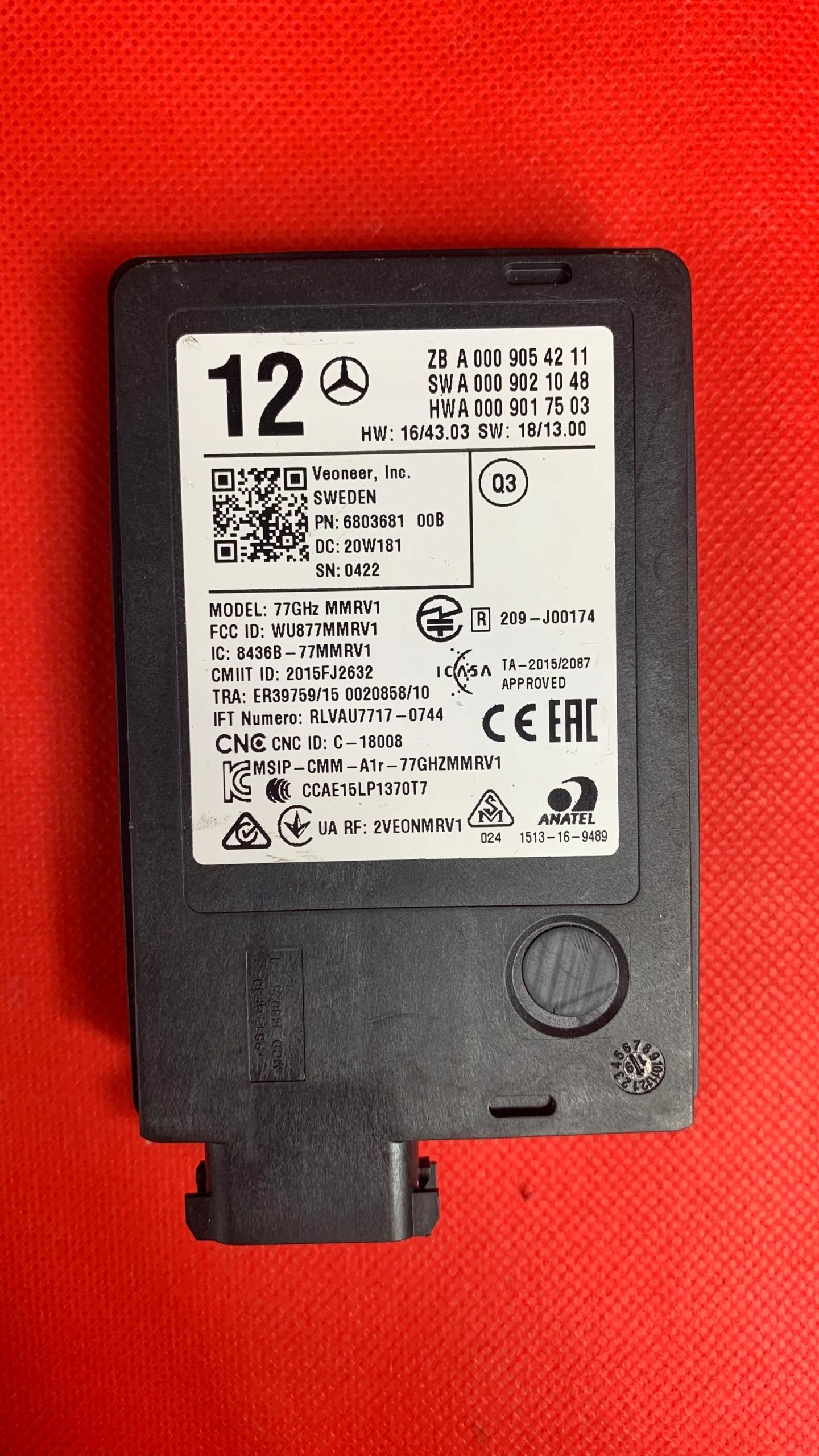 Mercedes Benz Oe Mercedes Radar Czujnik A0009054211 Fv - Opinie i ceny ...