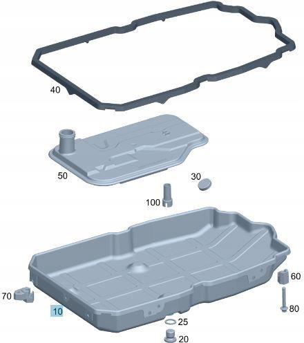 Mercedes Benz Oe Miska Olejowa Skrzyni Automat 7G Mercedes Typ 1 ...