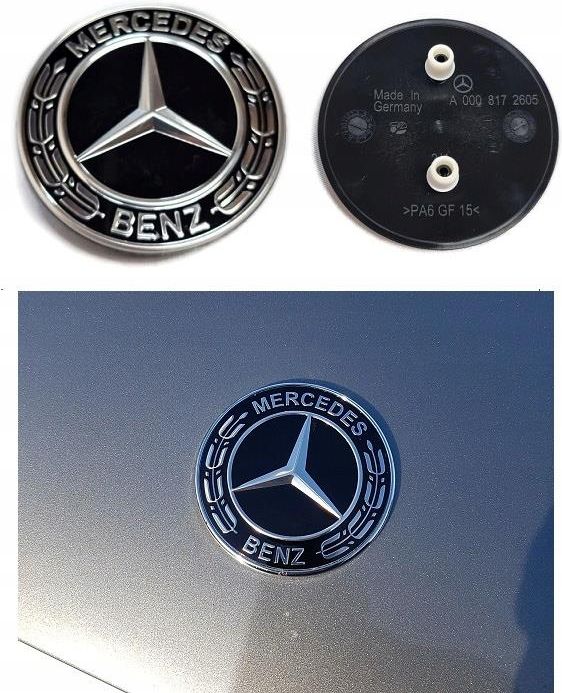 Mercedes Benz Oe Emblemat Logo Maski Mercedes A0008172605 - Opinie i ...