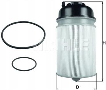 Filtr paliwa Mahle Filtr Paliwa Mercedes Actros Mp4 Atego Kx276/6D ...