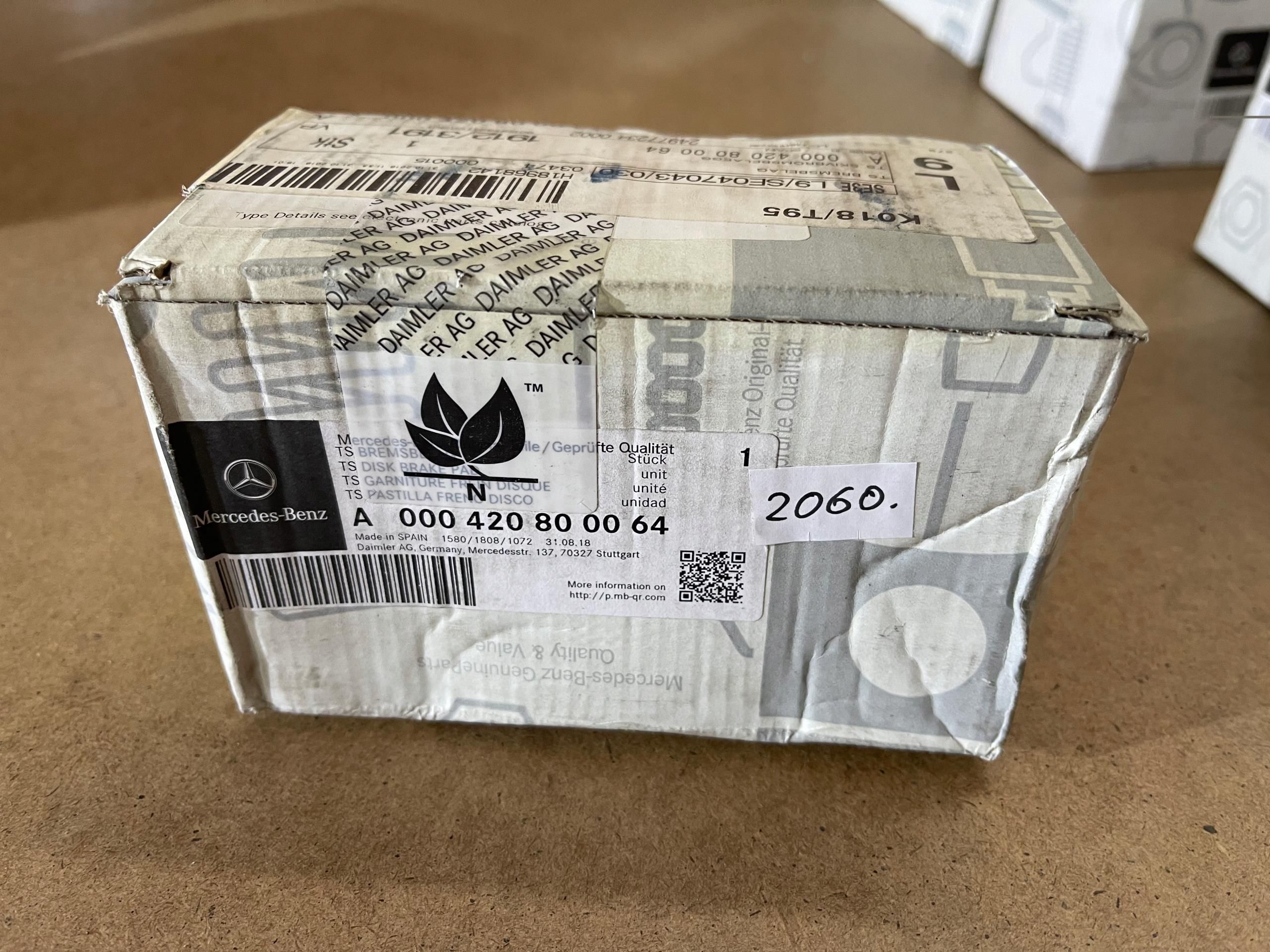 Klocki hamulcowe Mercedes Benz Oe Klocki Hamulcowe Mercedes Glc X253 ...