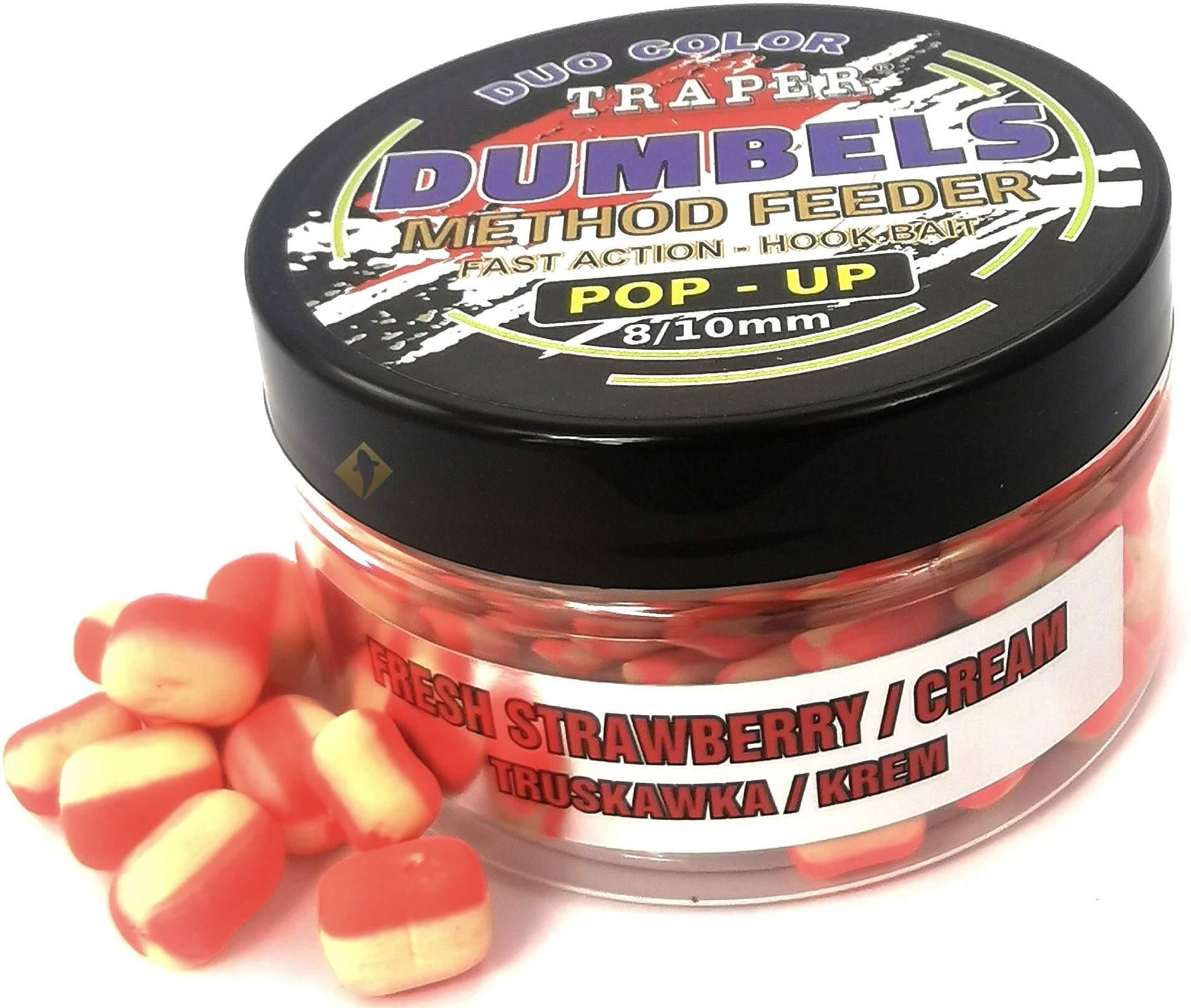 Traper Dumbels Pop Up Duo Truskawka / Krem (ICCM04404) - Ceny i opinie - Ceneo.pl