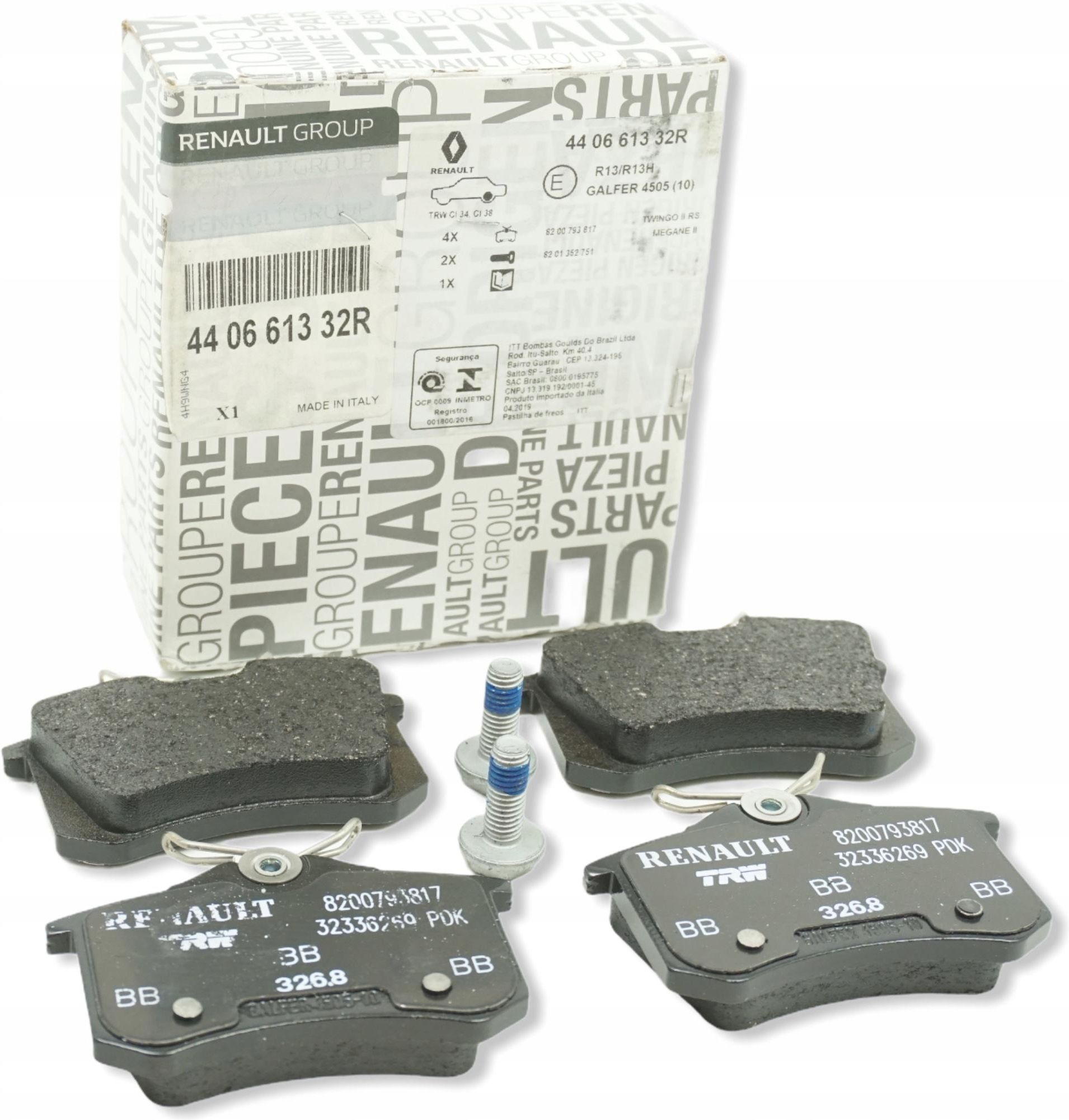 Klocki hamulcowe Renault Oe 440661332R Klocki Hamulcowe - Opinie i ceny ...