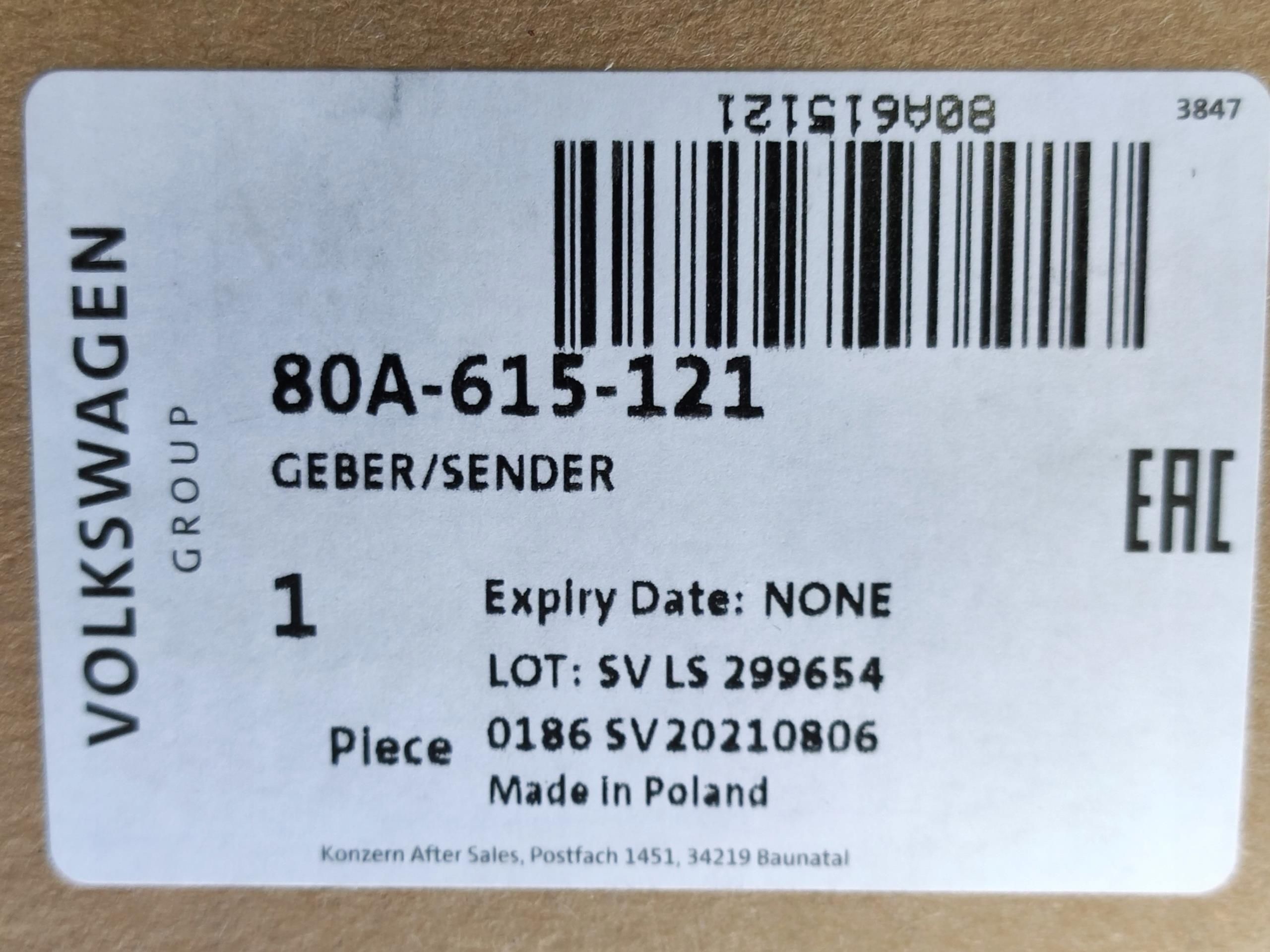 Audi Oe Czujnik Zużycia Klocków Przód Styk 80A615121 - Opinie i ceny na ...