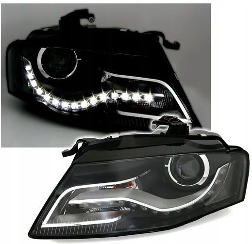 Lampa przednia Depo Lampy Audi A4 B8 08-11R Led Do Jazdy Dziennej ...