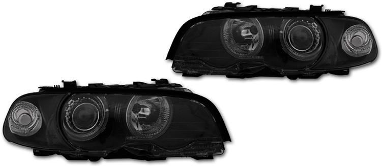 Lampa przednia Depo Lampy Przód Bmw E46 Coupe Cabrio Black Angel Ringi - Opinie i ceny na Ceneo.pl