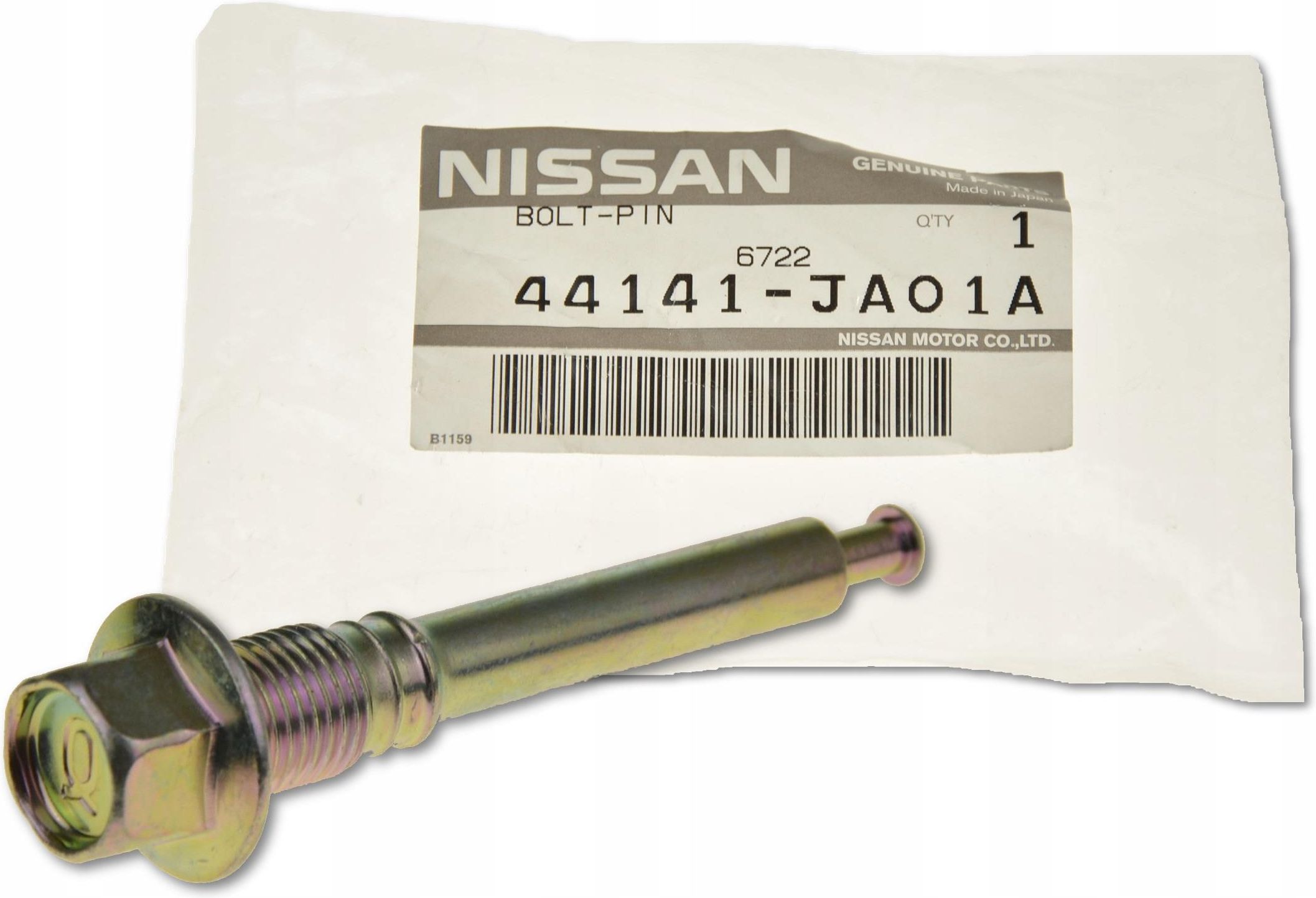 Zestaw naprawczy układu hamulcowego Nissan Oe Prowadnica Zacisku Tył ...