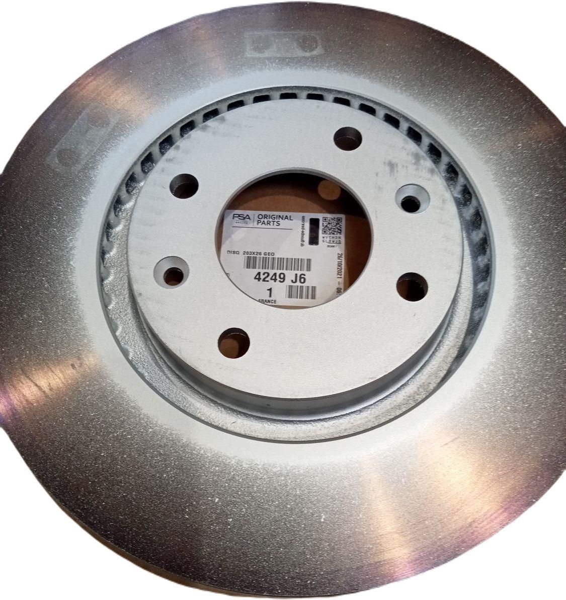 Tarcza hamulcowa Peugeot Oe 4249J6 Tarcze Hamulcowe Oryginał Psa ...