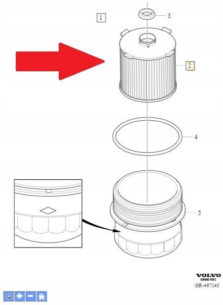 Volvo Oe Filtr Oleju V40 Xc40 Xc70 V70 32140029 - opinie i ceny na Ceneo.pl