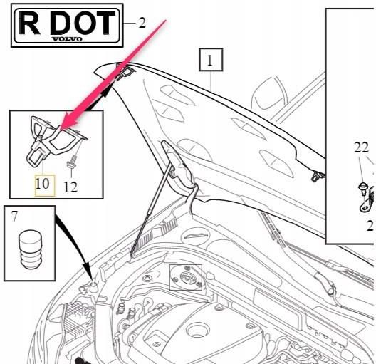 Volvo Oe Lewy Zamek Pokrywy Maski Silnika - Opinie i ceny na Ceneo.pl
