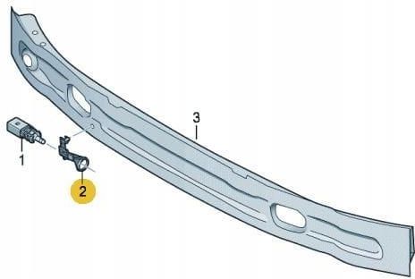 Volkswagen Oe Uchwyt Czujnika Temperatury Zewnętrznej Audi A4 A5 ...