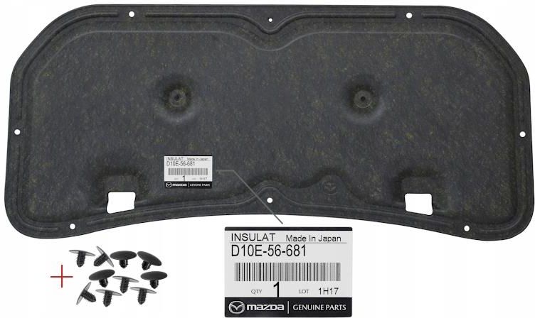 Element wygłuszający Mazda Oe Wygłuszenie Maski Cx3 D10E56681 - Opinie ...