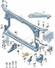 Audi Oe A6 A7 Mocowanie Chłodnicy Uchwyt 4G0805201 - Opinie i ceny na ...