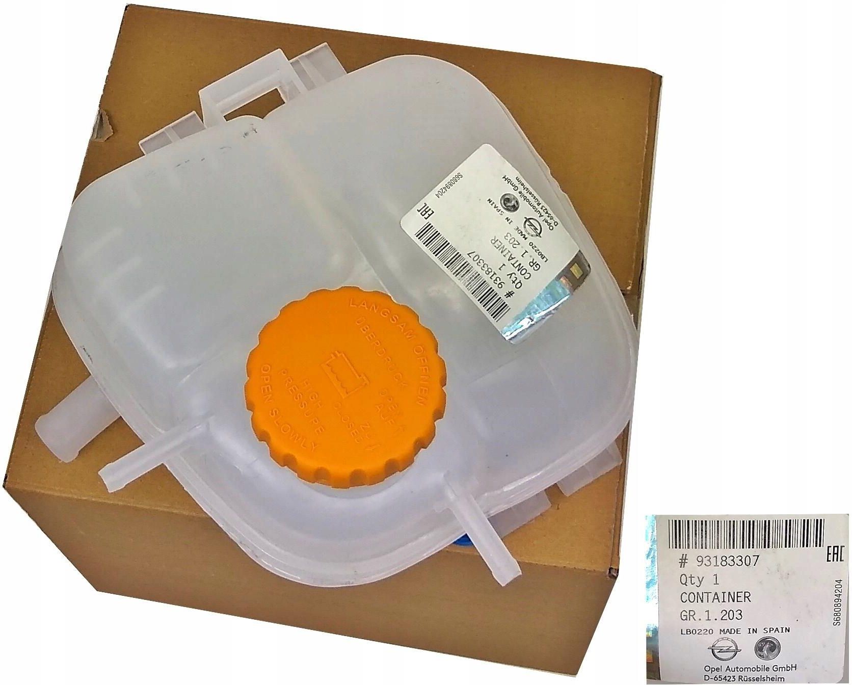 Opel Oe Zbiornik Wyrównawczy Płynu Plus Korek Zafira A Gm - Opinie i ...