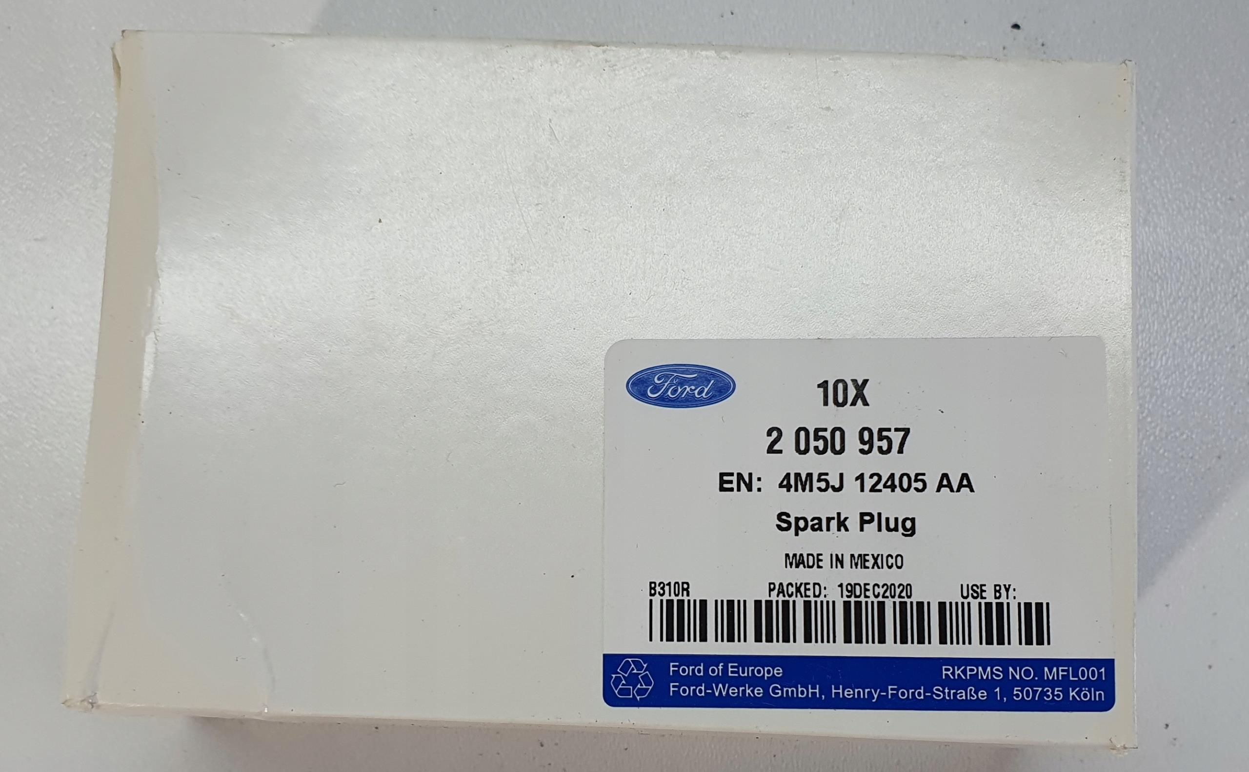 Świeca samochodowa Motorcraft 4 X Świece zapłonowe Ford 4M5J-12405-AA ...